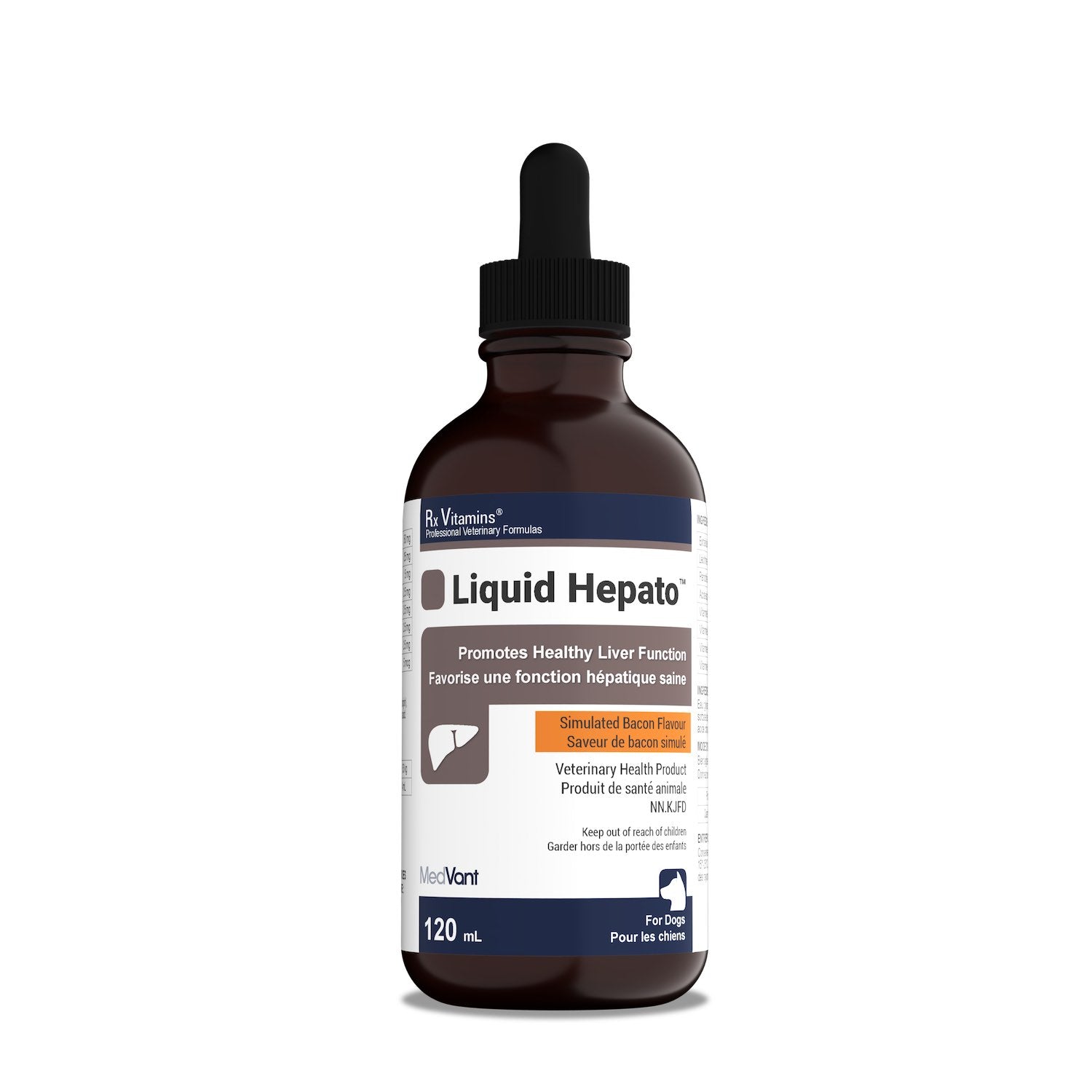 Rx Vitamins Liquid Hepato for Dogs - Promotes Healthy Liver Function