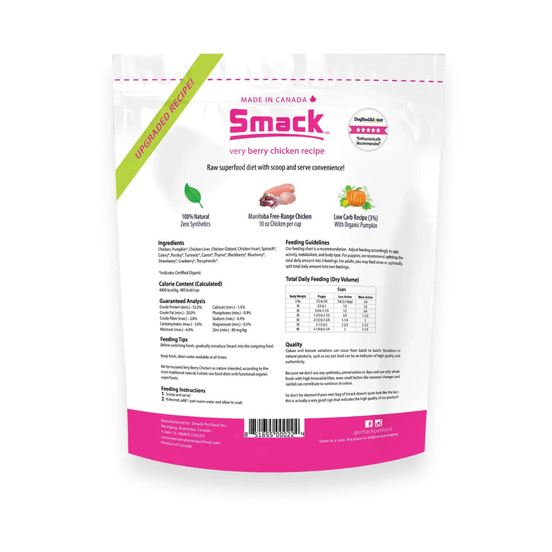 SMACK - Very Berry Chicken | pet products online canada | Pawsnatural